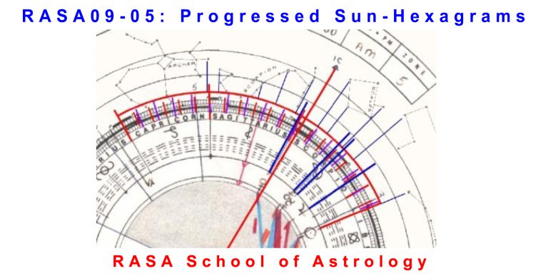 Week 5: Progressed Sun - Hexagrams - RASA School of Astrology